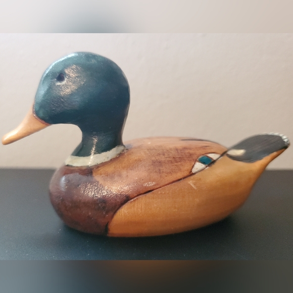 Art | Vintage D Fuller Wood Carved Mallard Duck | Poshmark